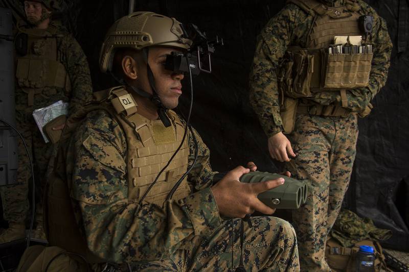 The Corps authorized Marines to play a special version of Doom in the ...