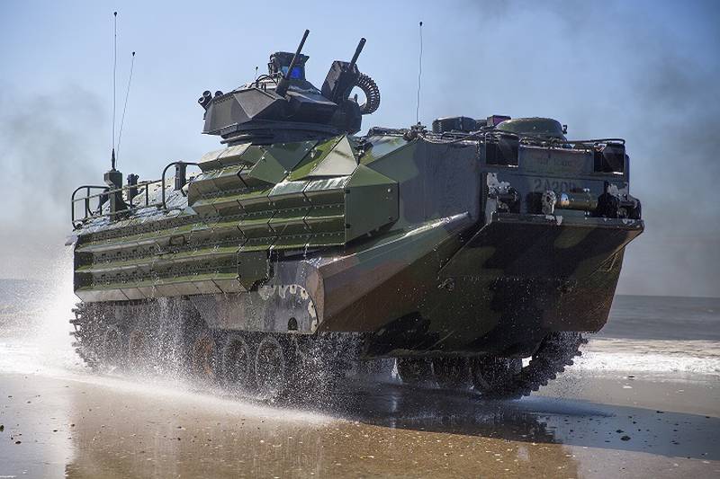 Marine injured in AAV fire gets promoted while in the hospital