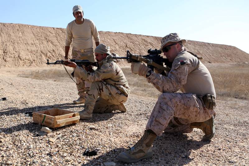 Marines in Iraq go beyond advising local troops