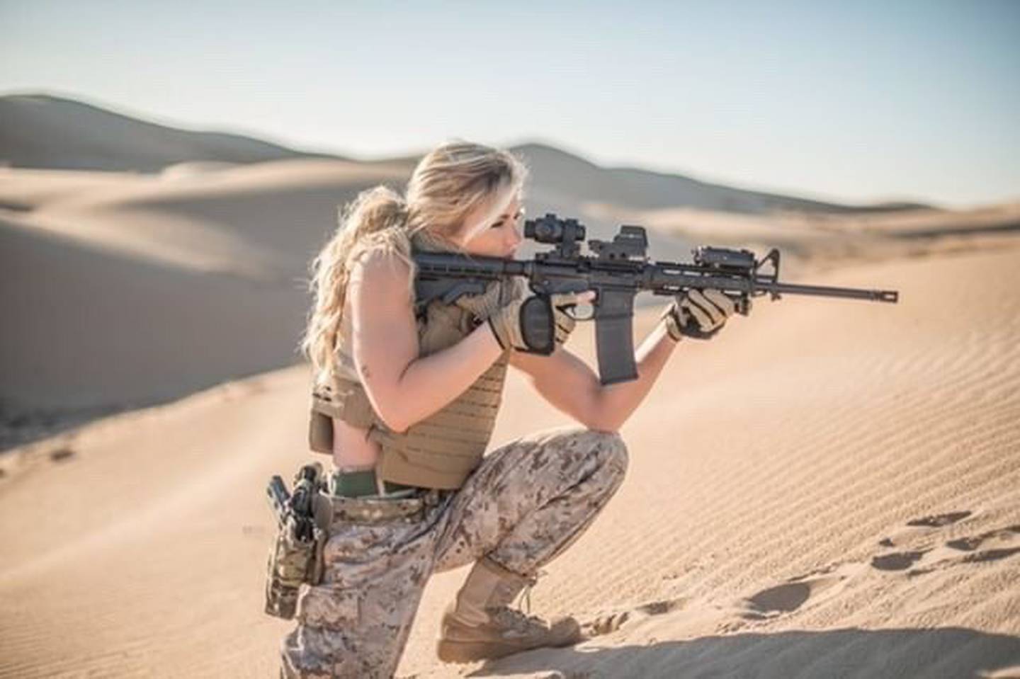 The Few. The Proud. The Bikini Marine.