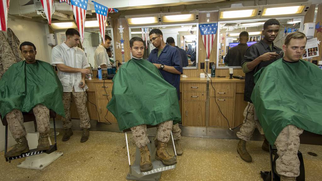 Better have a fresh haircut Marines, the barbershops across the Corps ...