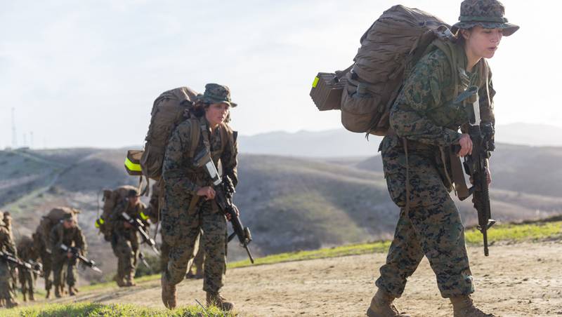 First West Coast gender integrated Marine Combat Training class graduates