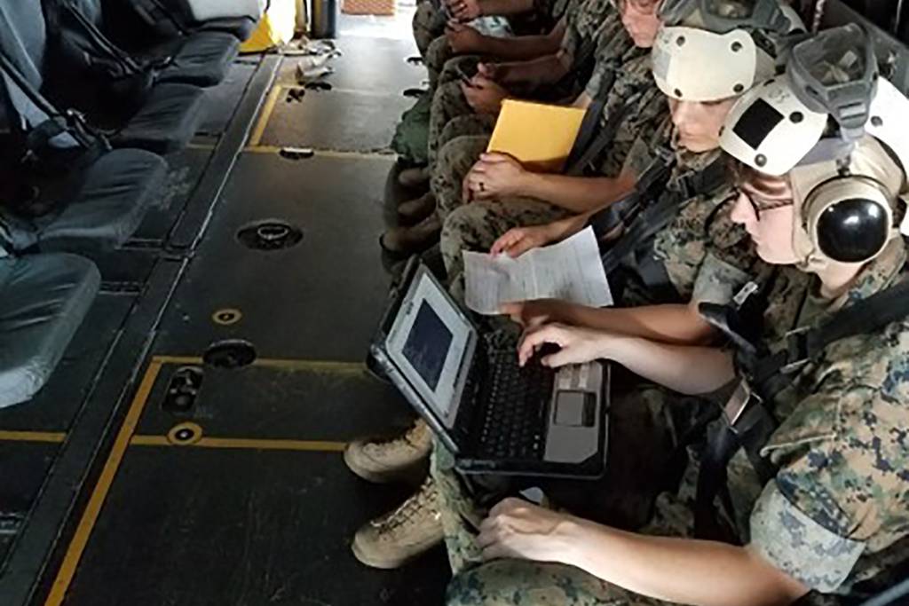 This new system helps Marines follow the fight while en route to battle