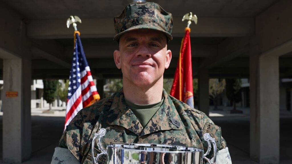 Marine infantry school on West Coast fires its sergeant major