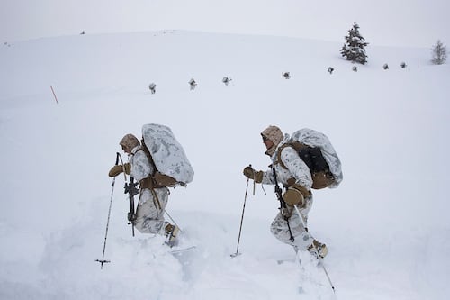 Marine Corps steps up winter-warfare training as global threat shifts