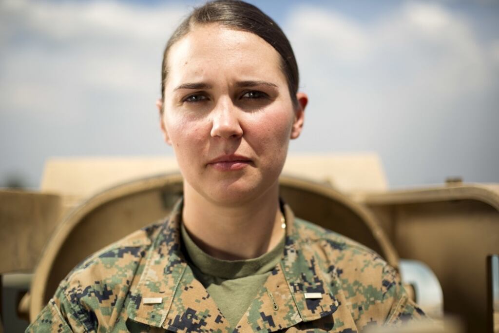 Marine makes history as Corps' first female tank officer