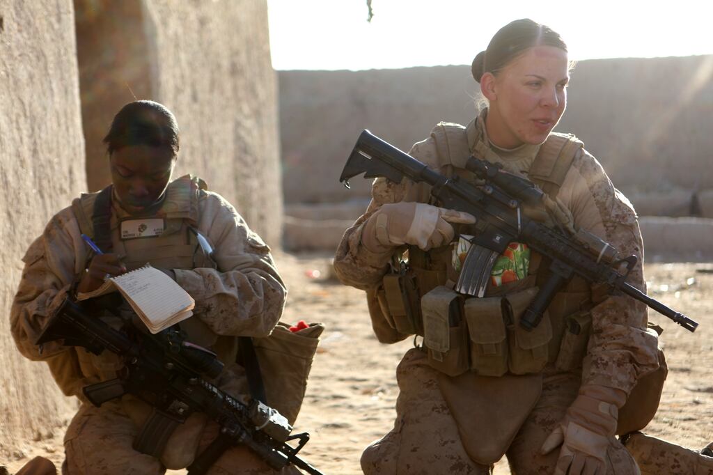 No more just snapping to attention for the Marines’ Hymn ― the ...
