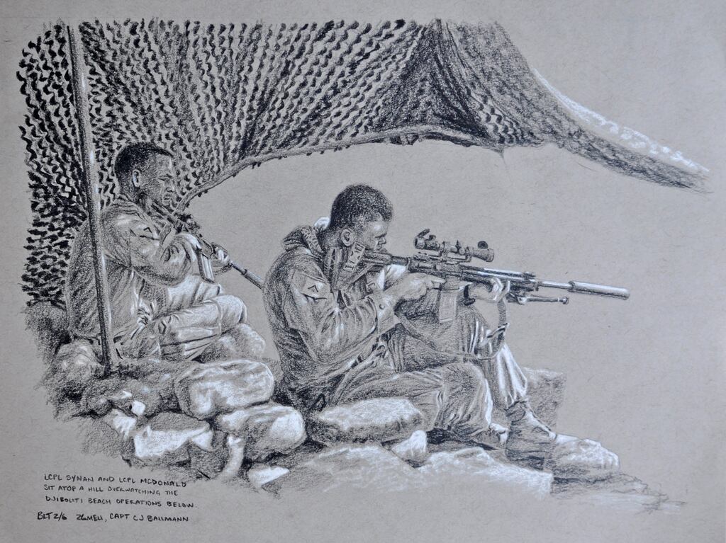 The Art of War: How combat artists are capturing the soul of the Marine ...