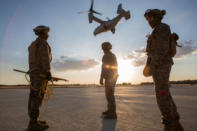 Marine Corps stands up old landing support battalions for new fight