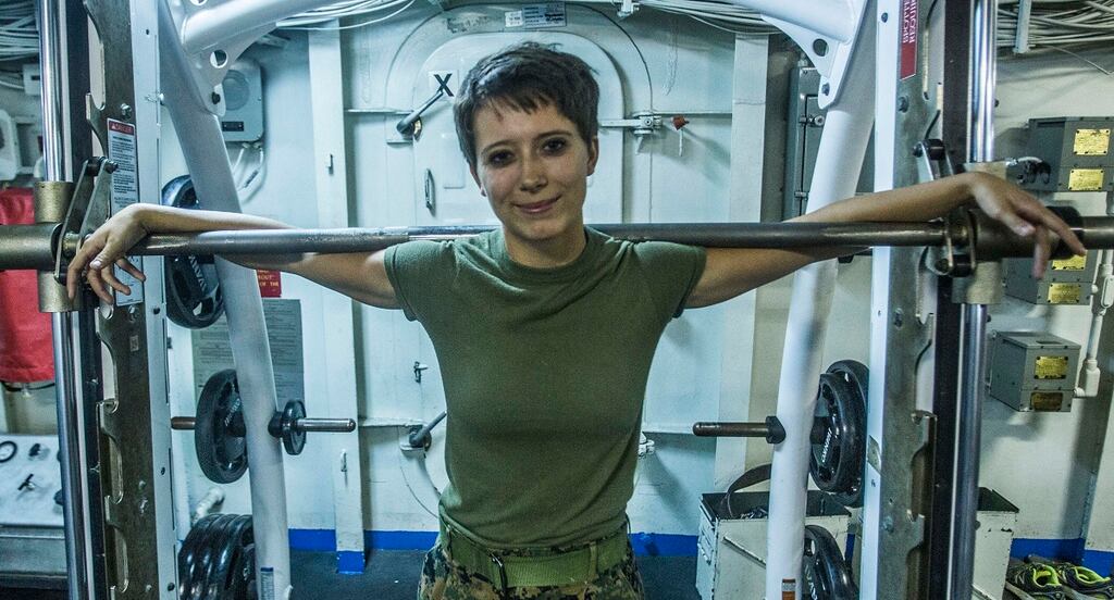 Where are the female Marines?