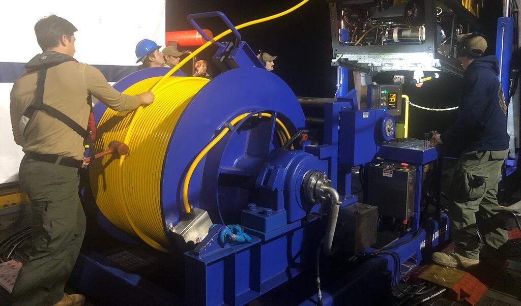 Marine amphibious assault vehicle successfully recovered with remains ...