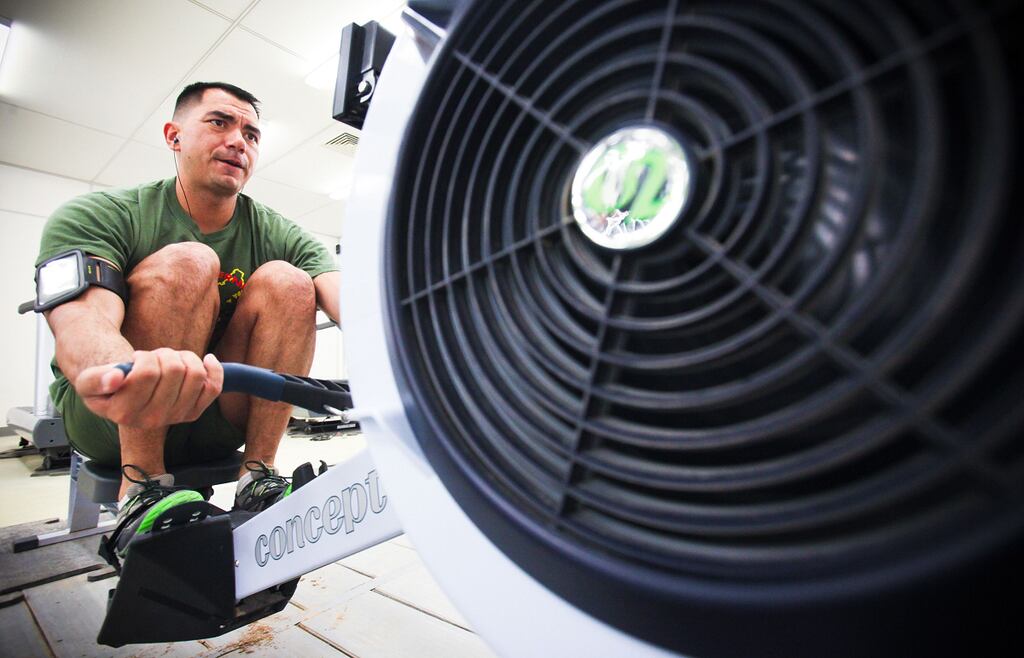 Now Marines can opt to row instead of run for the PFT