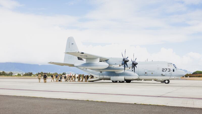 Marines provide transport to Maui, but new Hawaii regiment not involved