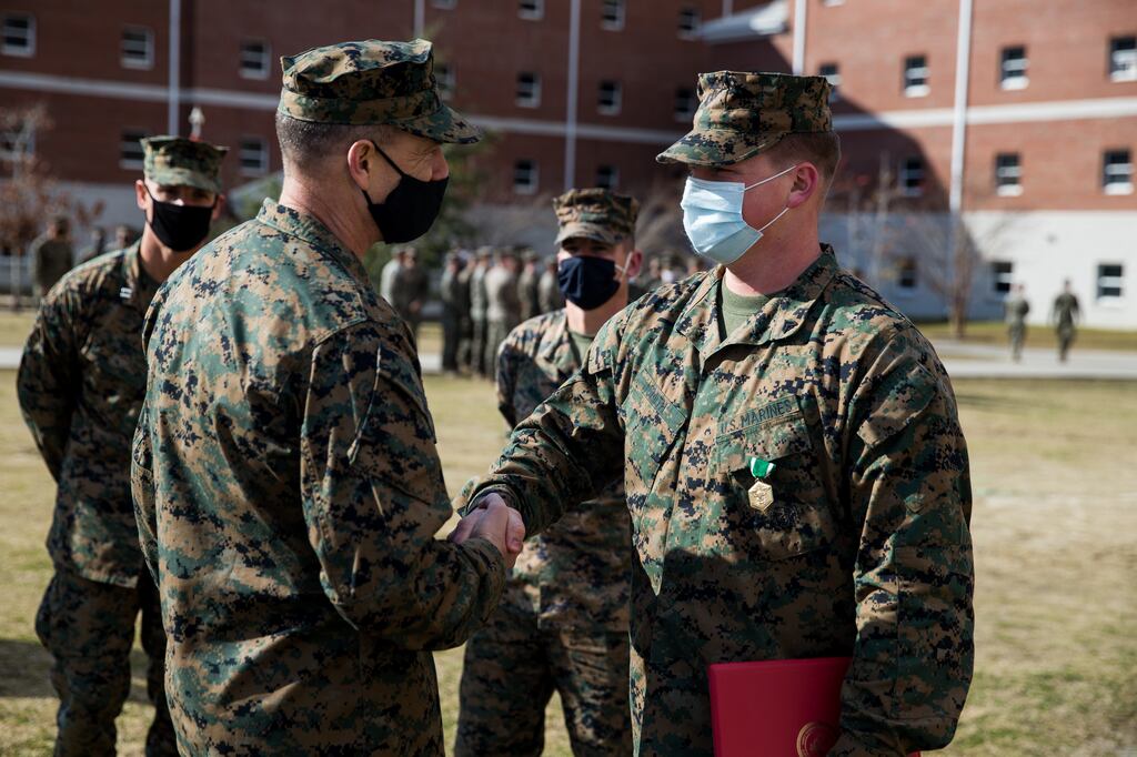 North Carolina Marine saves neighbor, another Marine, by administering CPR