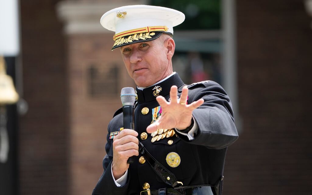 Marine general taking steps to return to full duty as commandant