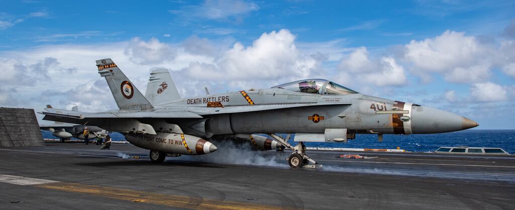 Marine Corps concludes final carrier deployment with F/A-18 Hornet