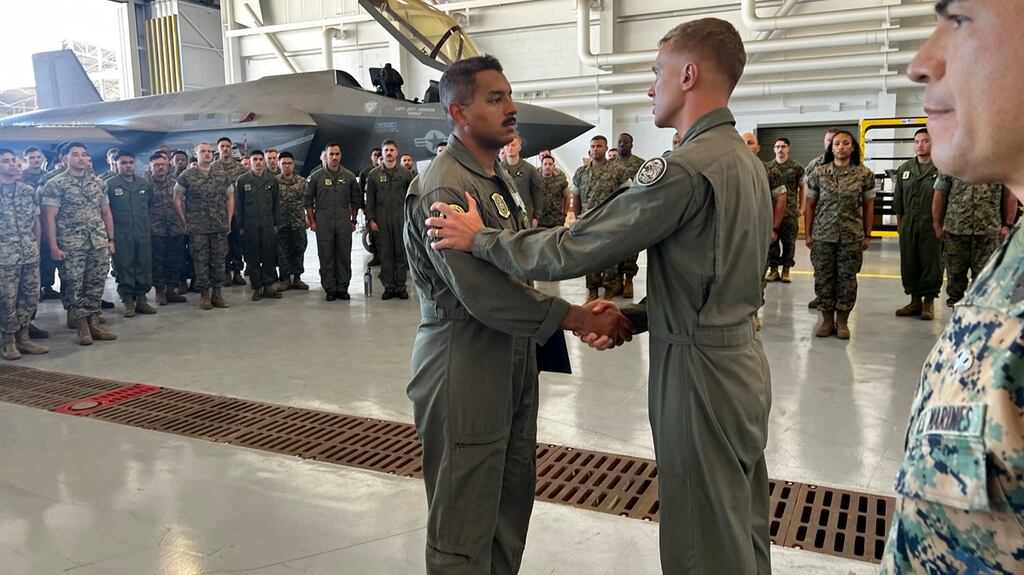 Marine gunny receives medal for saving biker’s life after California crash