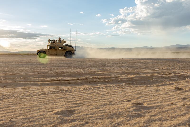 Marine dies in Humvee rollover at California combat training center