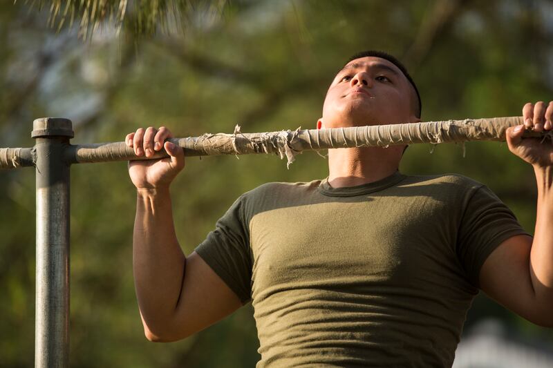Marines roll out tougher initial strength test for poolees