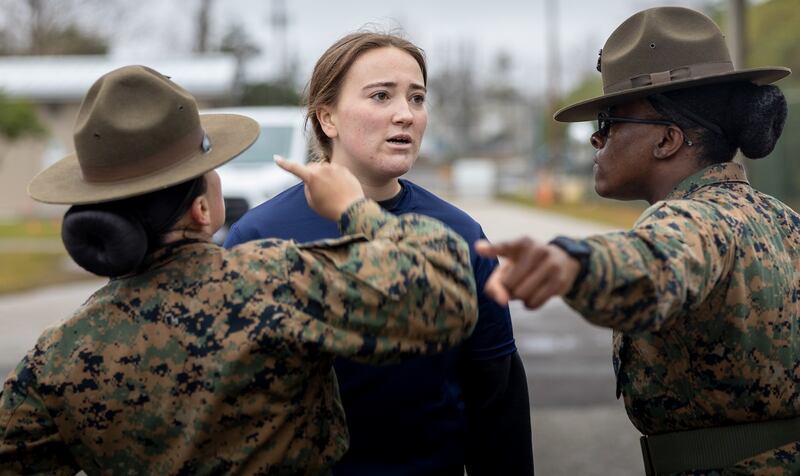 Marines scramble to recruit female drill instructors after COVID slump