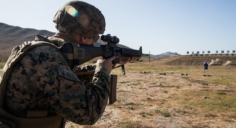 Marines crack down on early range qual departures, OK new prone stance