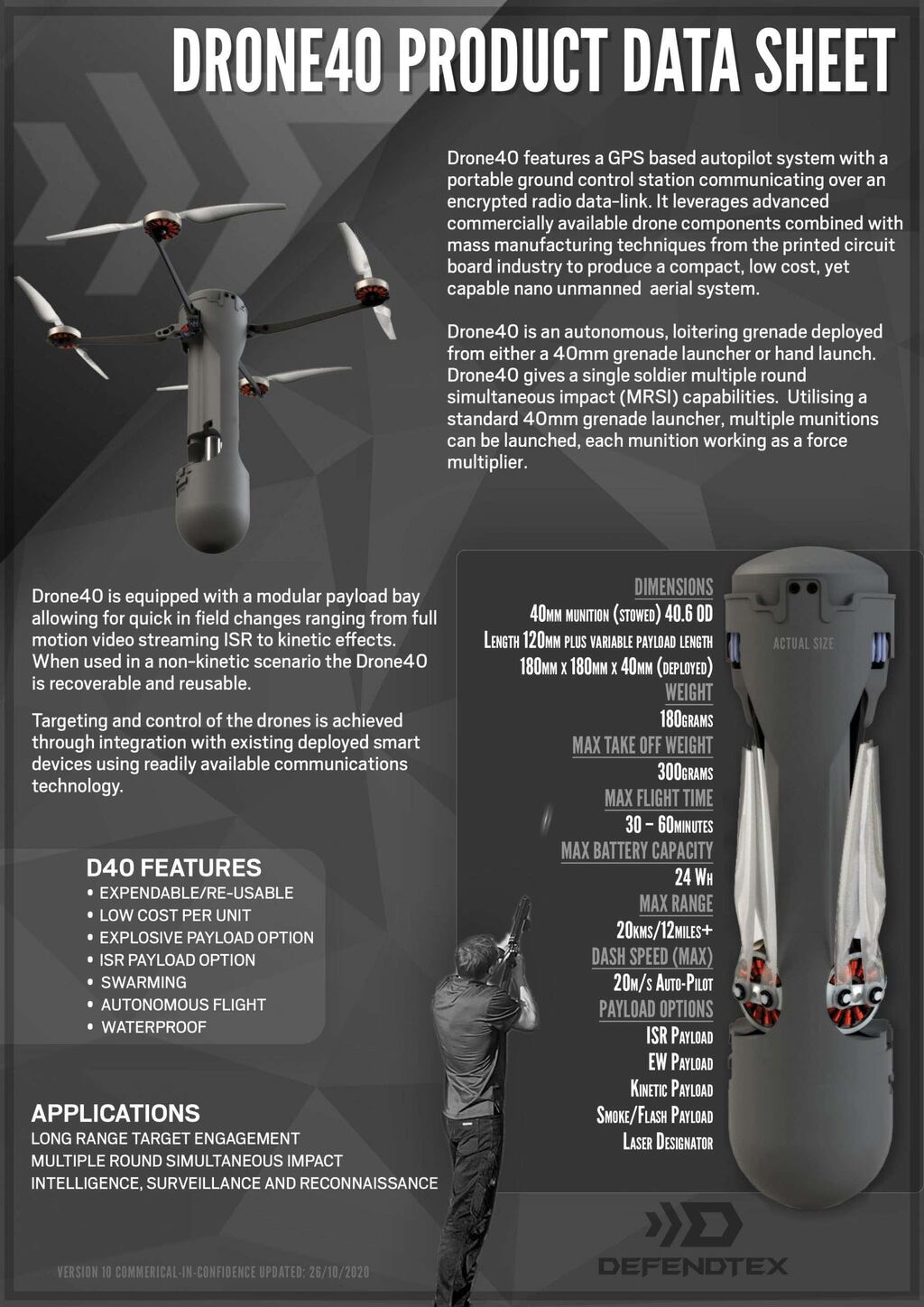 Marines are testing drones that fly from grenade launchers