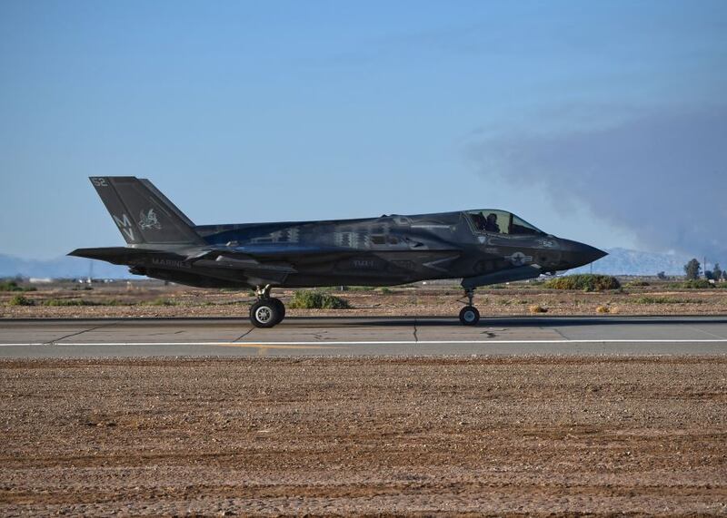 Watch pilot eject after F-35B crashes on Texas runway