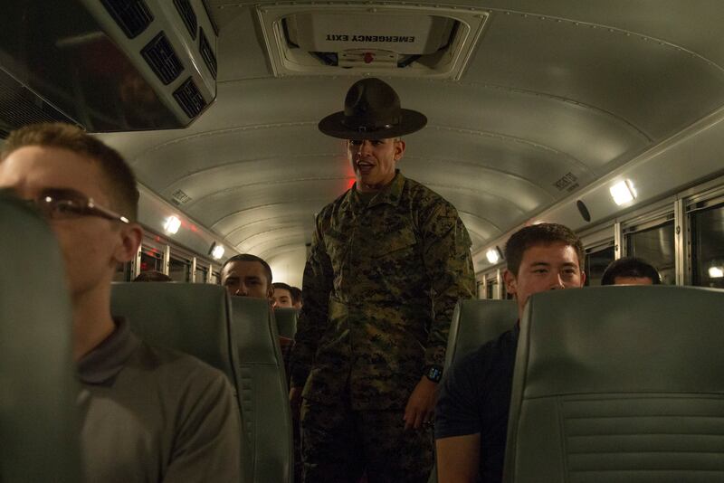 This is what Marine boot camp looks like during a pandemic