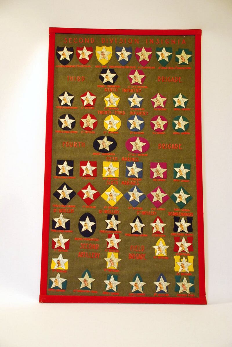 The time the Corps wore shoulder unit patches