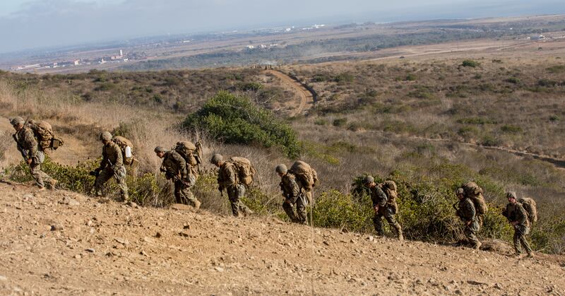 A 20-mile tactical march into a demanding combat eval ― this Marine ...