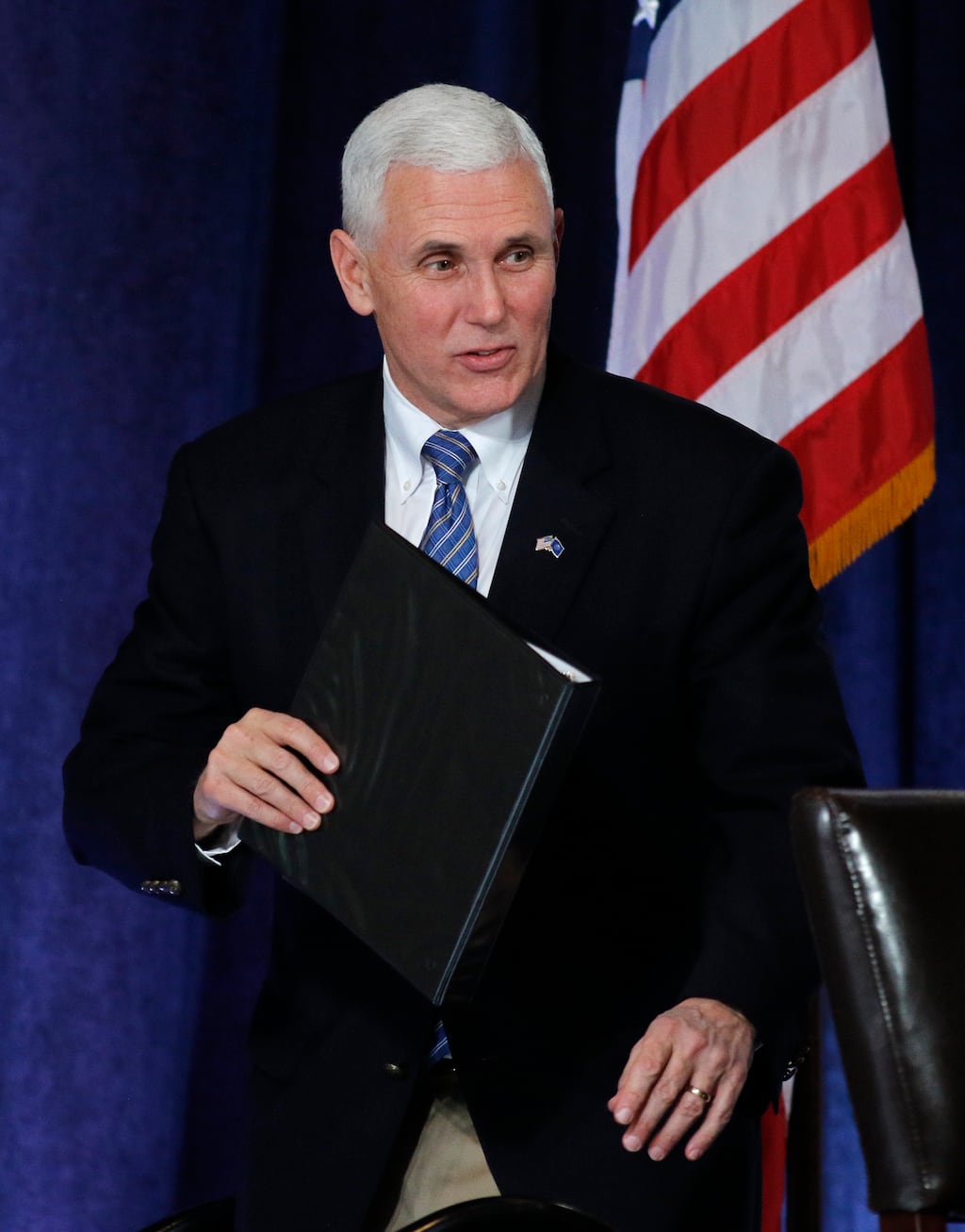 Indiana Gov. Pence attends son's commissioning as Marine Corps officer