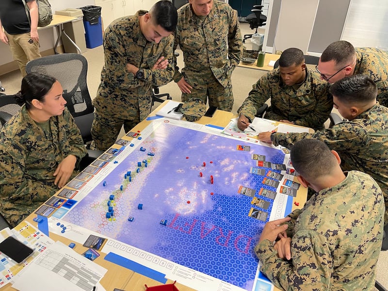 This Marine vet created a wargame for enlisted leaders