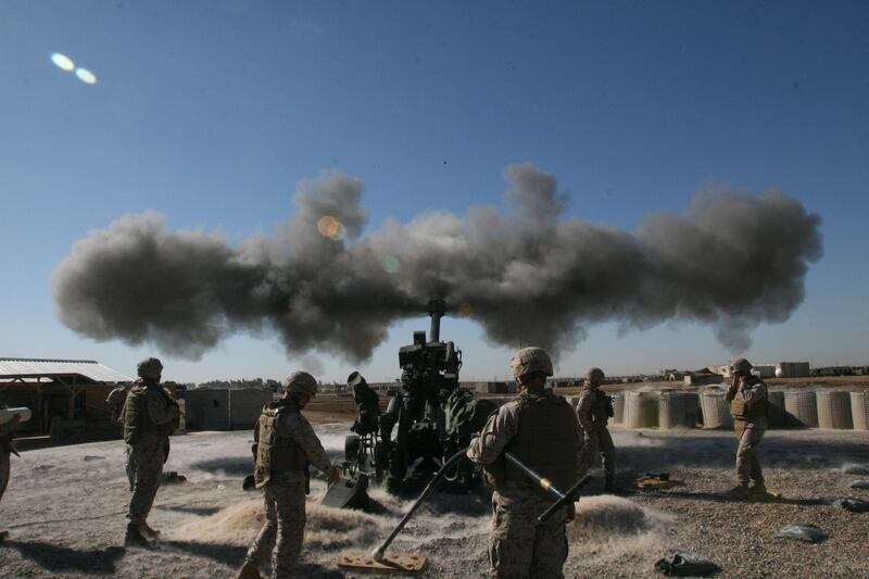 Marines test 3 big guns in week-long artillery experiment