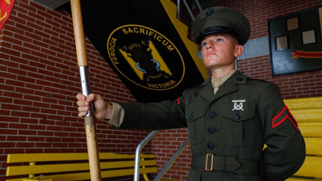 4-foot-7-inch Marine says peers in boot camp ‘kind of looked up to’ him