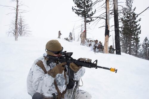Marine Corps steps up winter-warfare training as global threat shifts