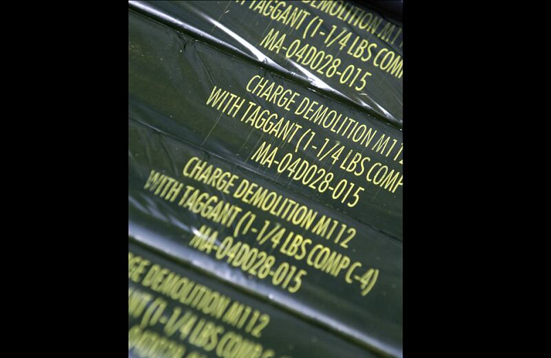 Several pounds of C-4 explosives allegedly missing from California ...