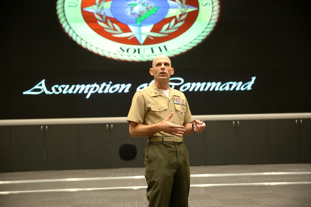 Marine one-star takes the helm of MARFORSOUTH