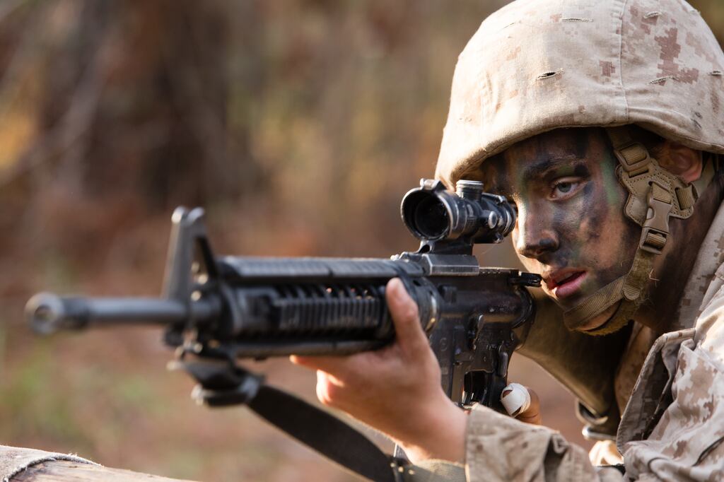 Continuing her fight: Marine graduates with infantry contract