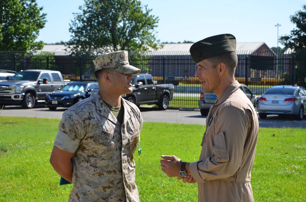 Lance corporal awarded medal for preventing fellow Marine's suicide
